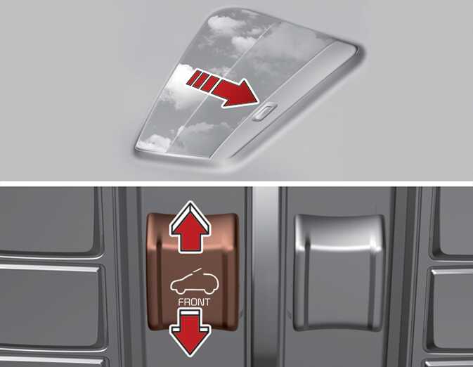 Slide open/close (Front/Rear)