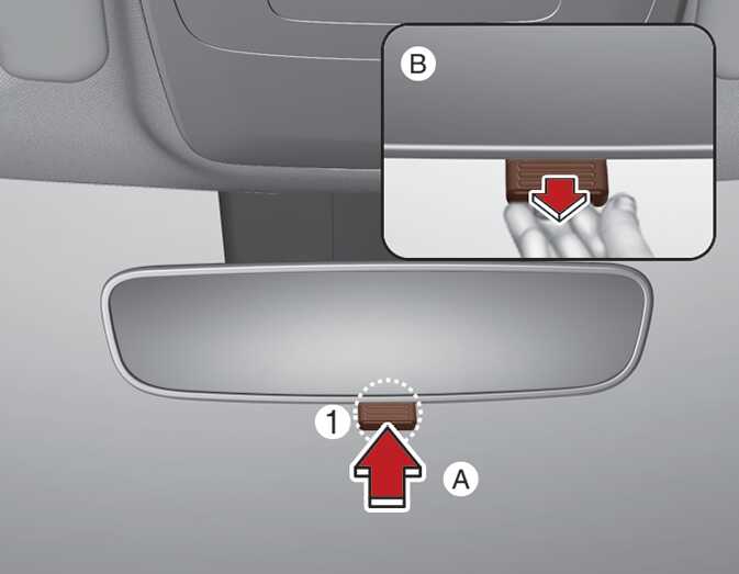 Day/night rear view mirror