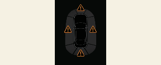 Limitations of Forward/Side/Reverse Parking Distance Warning