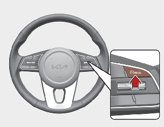 Press the Driving Assist button, to turn Lane Following Assist on. The CRUISE indicator in the ...